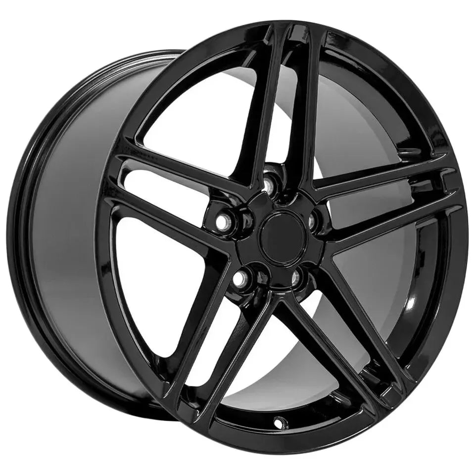 OE Wheels CV07A 17x9.5 5x4.75" +54mm Gloss Black Wheel Rim 17" Inch – eurowheelsusa