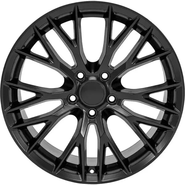 (Set of 4) OE Wheels CV22B 18x8.5 5x4.75" +56mm Satin Black Wheels Rim – eurowheelsusa