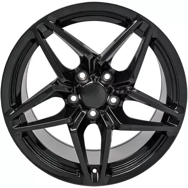 (Set of 4) OE Wheels CV31 17x9.5 5x4.75" +56mm Gloss Black Wheels Rims – eurowheelsusa