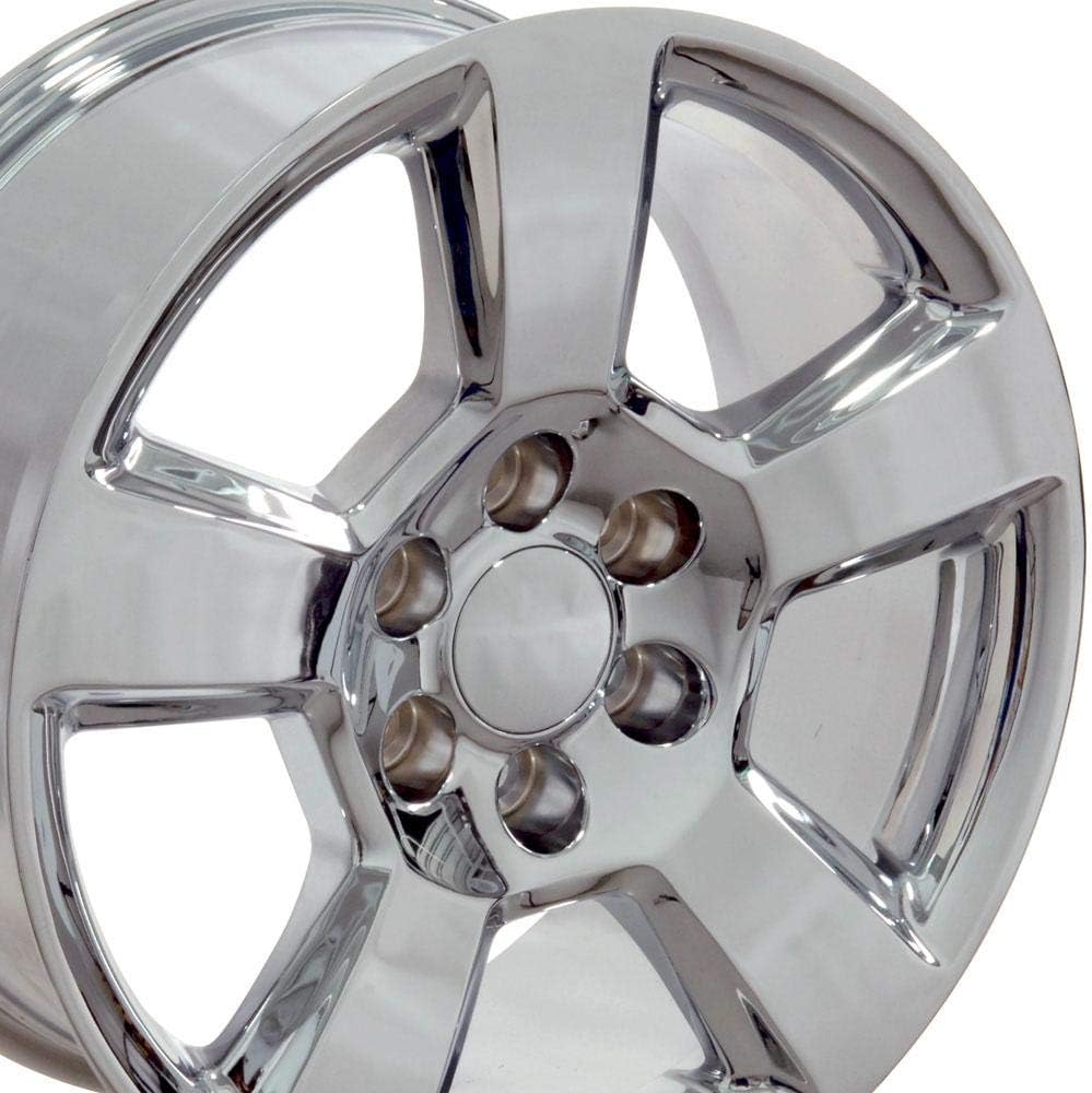 OE Wheels LLC 20 inch Rim Fits Chevy Tahoe Wheel CV76 20x9 Chrome Whee – eurowheelsusa