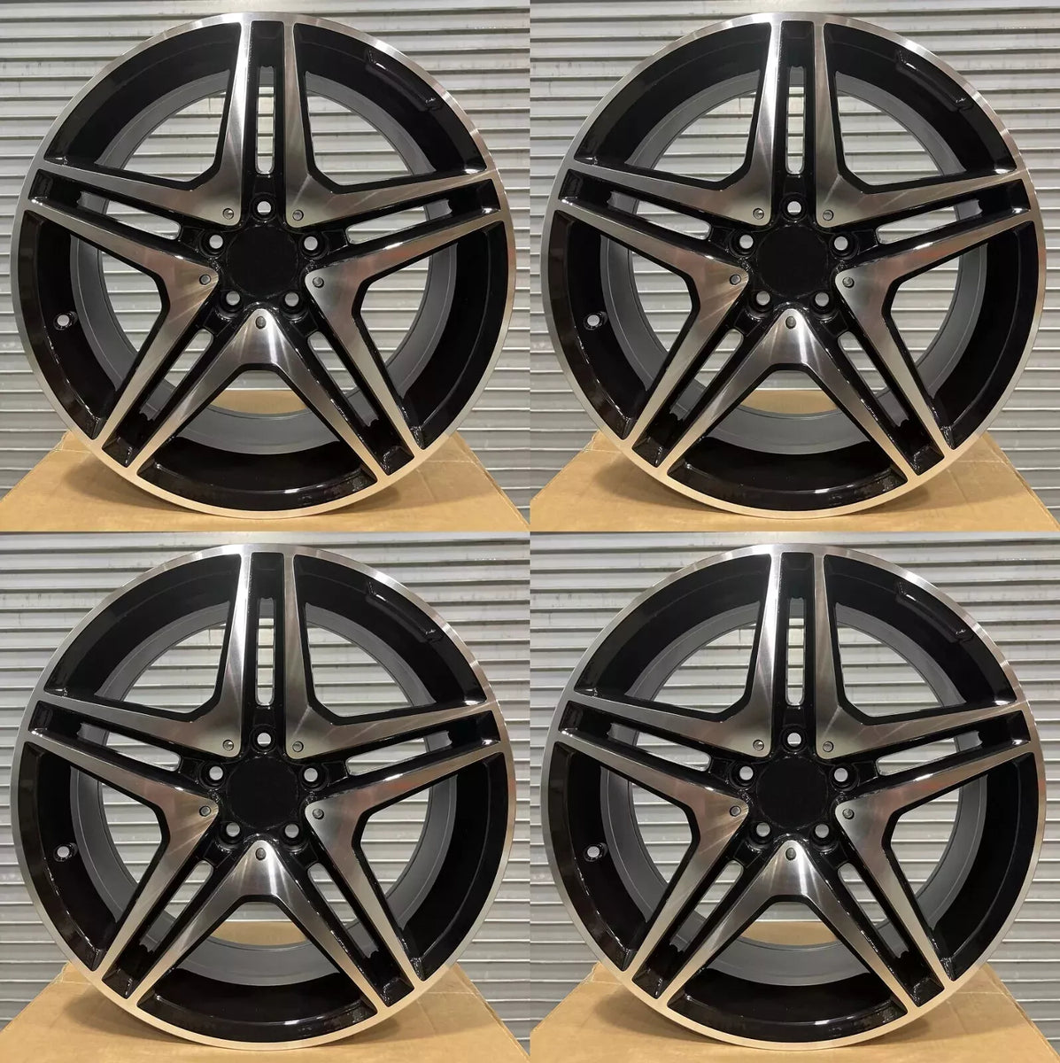 18" Wheels Set For Mercedes GLA250 GLB GLC 18x8 +45 5x112 Rims ...