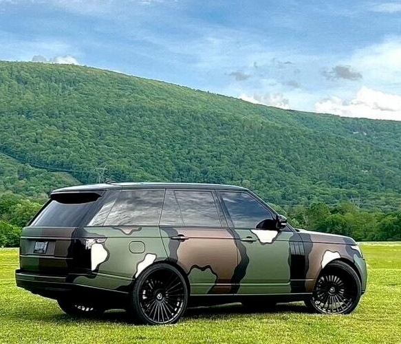 24” RF22 GLOSS BLACK WHEELS RIMS FOR RANGE ROVER AUTOBIOGRAPHY 24X10 5 ...