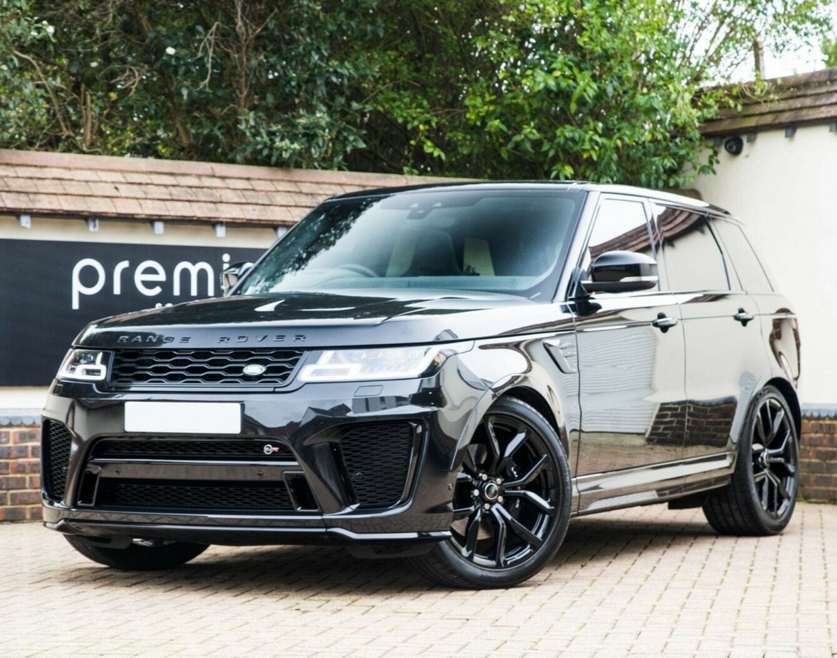22" GLOSS BLACK SVR STYLE RIMS WHEELS FITS RANGE ROVER SPORT SE HSE ...