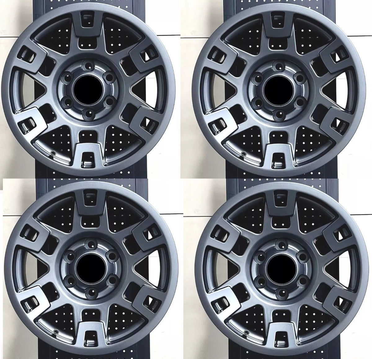 17" Gunmetal Wheels For Toyota 4Runner Tacoma GX460 GX470 FJ 6x139.7 1 ...
