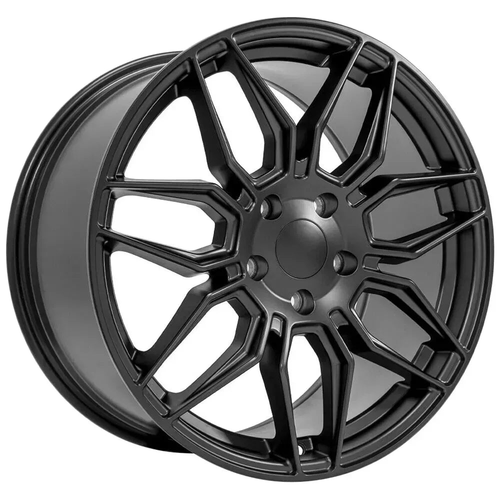 OE Wheels CV03C 19x10 5x4.75" +79mm Satin Black Wheel Rim 19" Inch ...