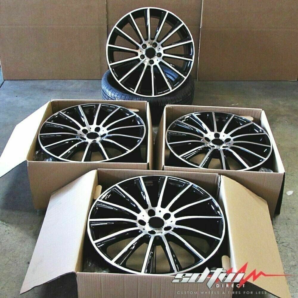 4 PCS 22" Wheels For Mercedes GLE350 GLS350 GL350 22x10 +45 5x112 ...