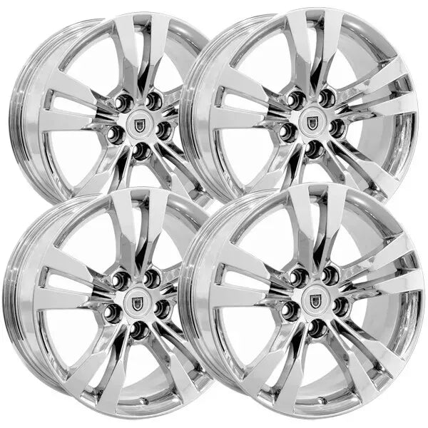 (Set of 4) OE Wheels CA15A 18x8.5 5x115 +40mm Chrome Wheels Rims 18" I ...