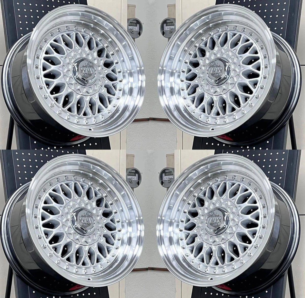 16" Wheels RS Style 16x7.5 4x100/4x114.3 +15 Silver For HONDA CIVIC EG ...