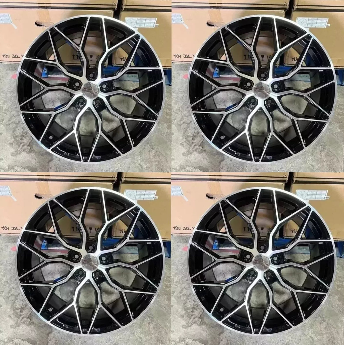 20" Tuner Wheels 20x8.5 +38 5x114.3 Fit Accord Acura Infiniti Lexus Ri ...