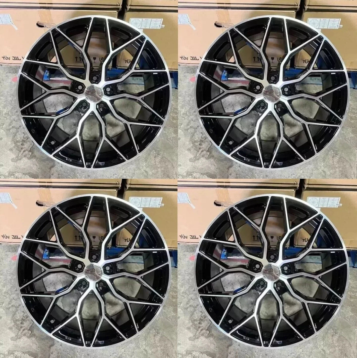 19x8.5/19x9.5 +35 Wheels 5x114.3 Fit Accord Acura Infiniti Lexus Stagg ...