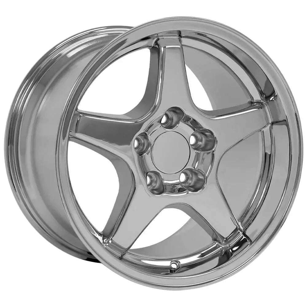 OE Wheels CV01 17x11 5x4.75" +50mm Chrome Wheel Rim 17" Inch ...