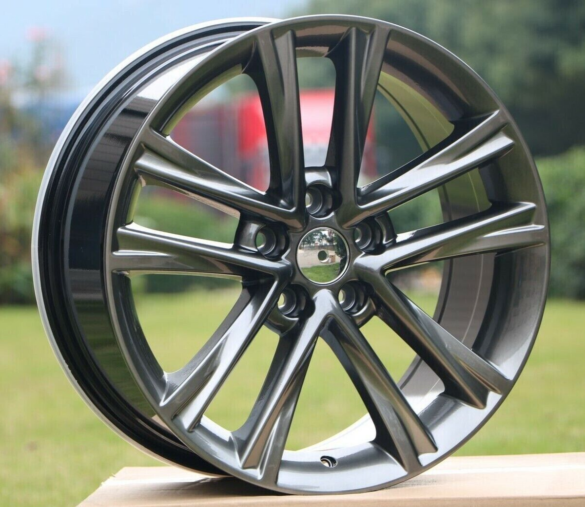 18" WHEELS FOR LEXUS RX330 RX350 RX450 18x8 +30 5x114.3 CB60.1 METALLI ...