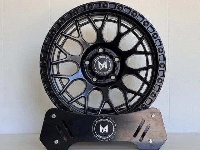 MFlow Off-Road Wheels MF02 Black 17x9 +12 5x127 71.5 Fit Grand Cheroke ...