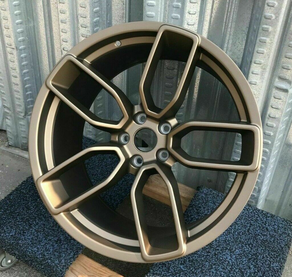 20" Wheels Dodge 20x9.5 / 20x11 Challenger Charger SRT Bronze Rims ...