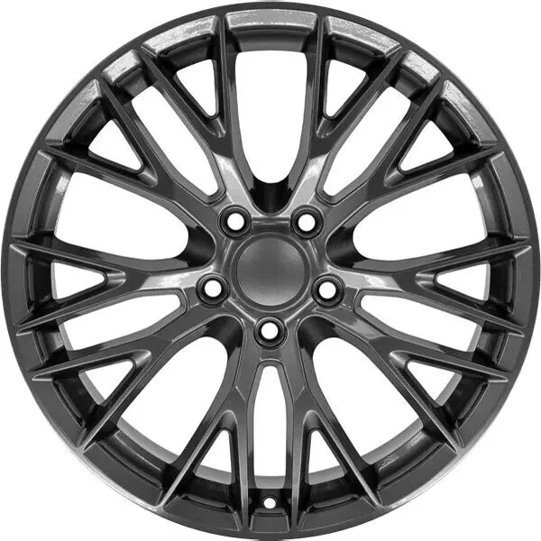 OE Wheels CV22B 19x10 5x4.75" +79mm Gunmetal Wheel Rim 19" Inch ...