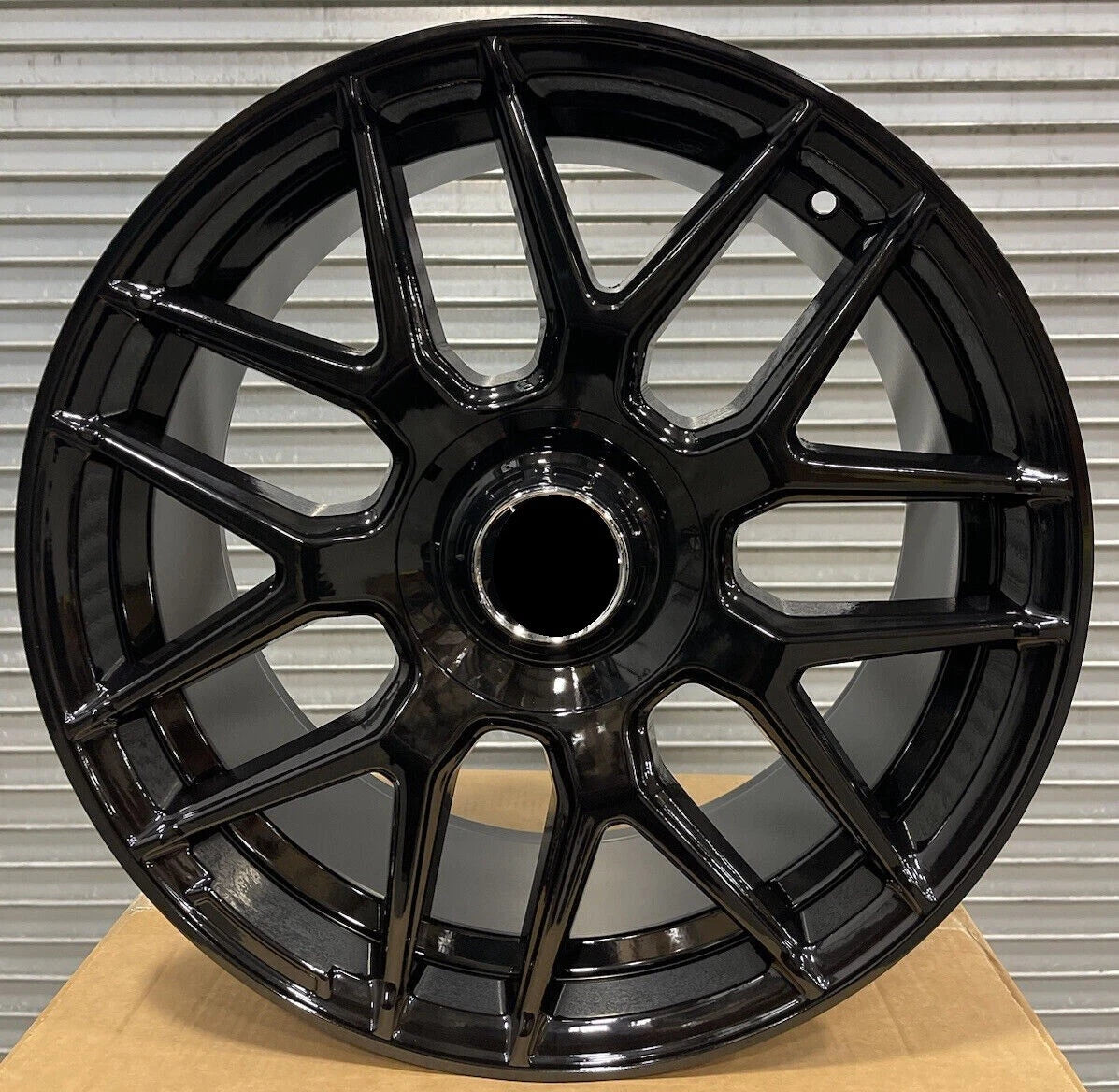 4 PCS 22x10 Wheels For Mercedes Benz G500 G550 G55 G63 Gloss Black Set ...