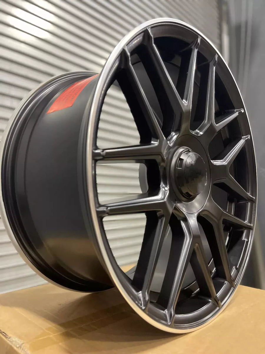 4 PCS 20x9.5 Wheels For Mercedes Benz G500 G550 G55 G63 Satin Black 20 ...