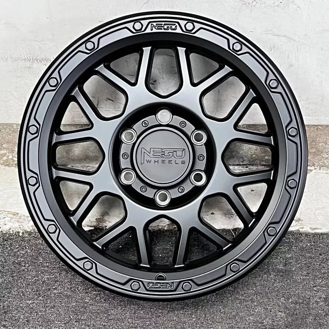 (SET 4) 17" Black Wheels For Toyota 4Runner Tacoma GX460 GX470 FJ 6x13 ...