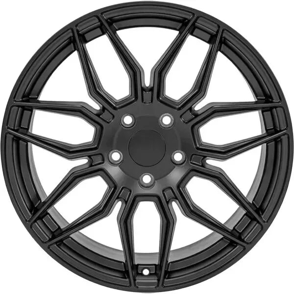 OE Wheels CV03C 19x10 5x4.75" +79mm Satin Black Wheel Rim 19" Inch ...