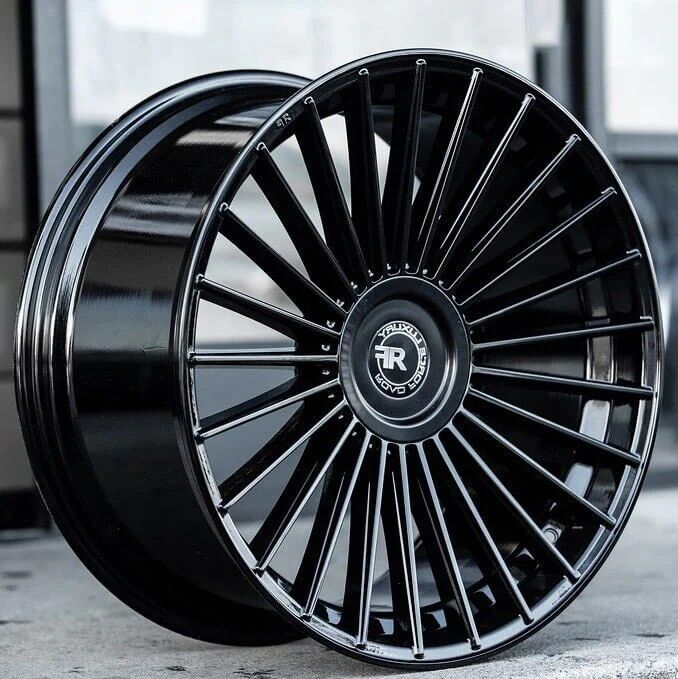 24” RF22 GLOSS BLACK WHEELS RIMS FOR RANGE ROVER AUTOBIOGRAPHY 24X10 5 ...