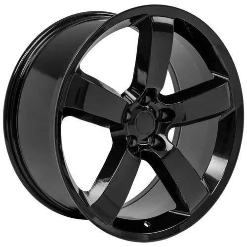 (Set of 4) OE Wheels DG04 20x9 5x115 +20mm Gloss Black Wheels Rims 20 ...