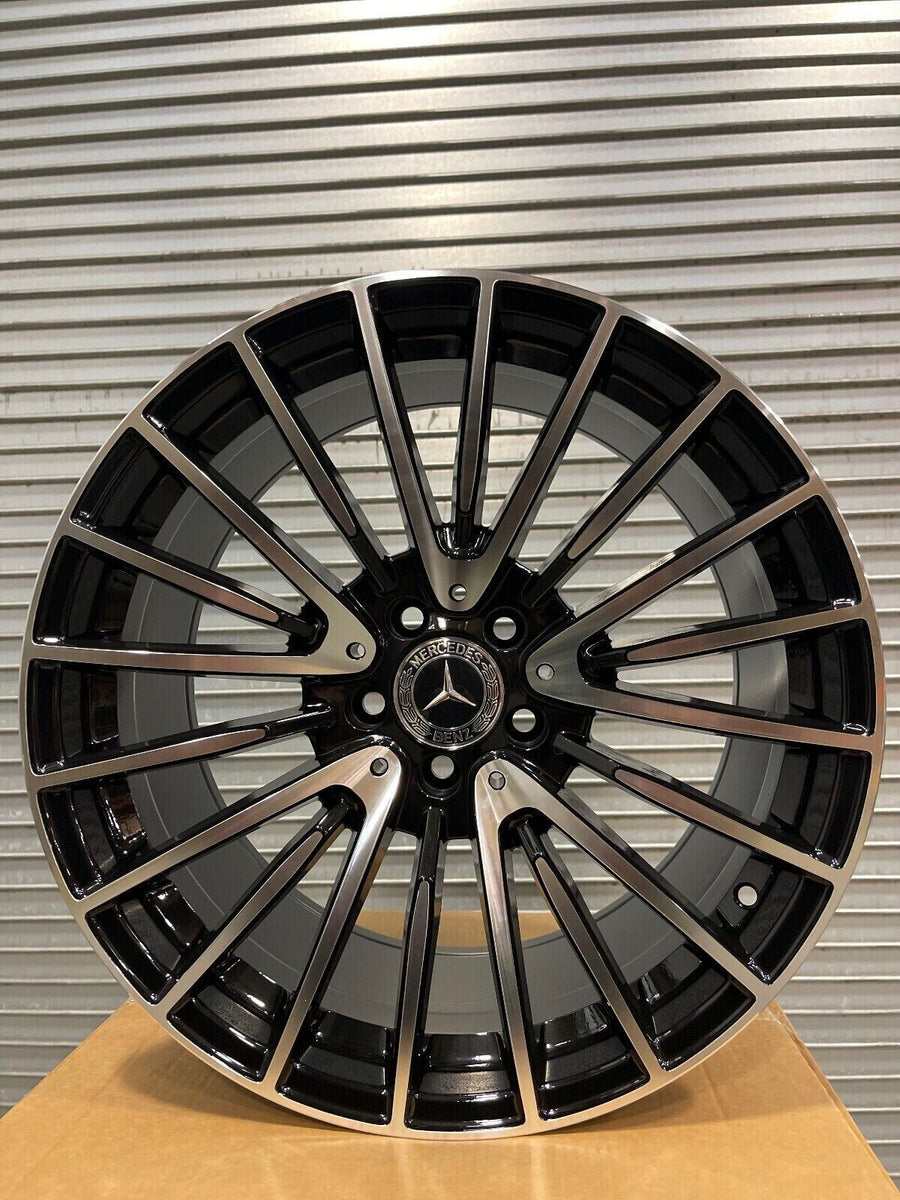 22" Wheels Fit Mercedes S560 S550 S580 S600 S450 S63 22x9 +30 / 22x10 ...