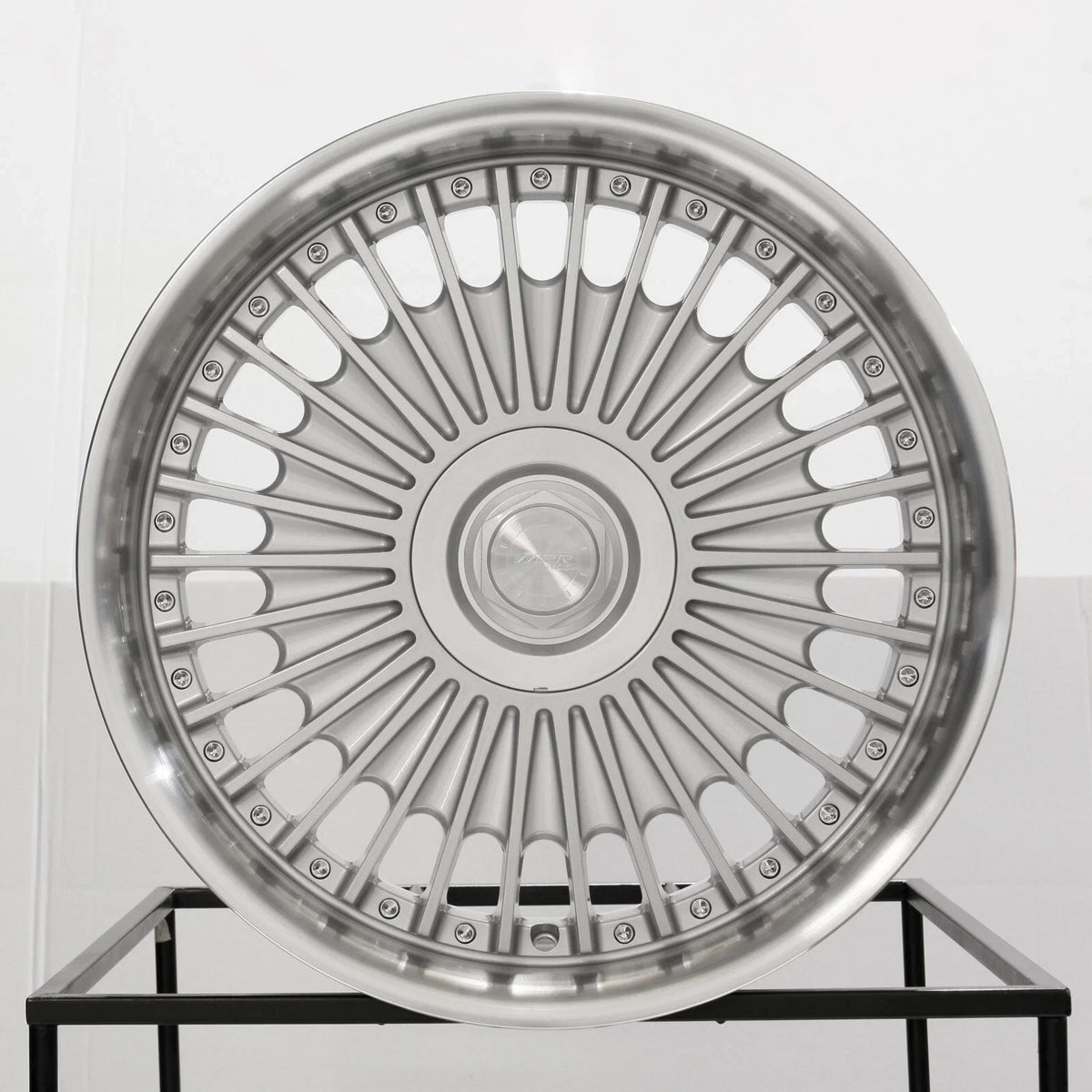 20x8.5 MRR VP4 Wheels Silver Machined Face 5x112 +35 CB 66.6 Rims 20 ...