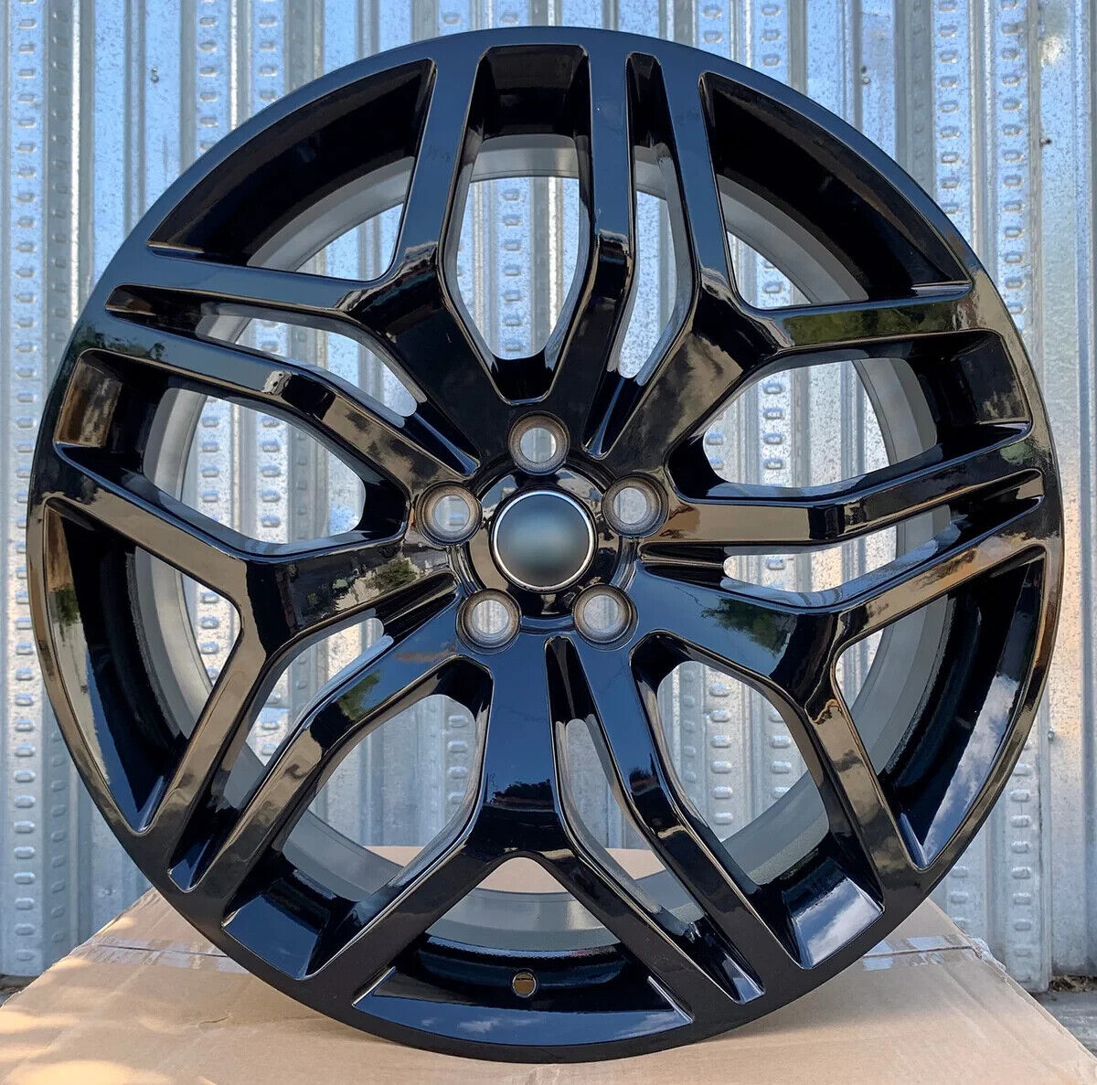 22" Black Wheels Fit Range Land Rover HSE Sport Super Charger 5x120 Ri ...