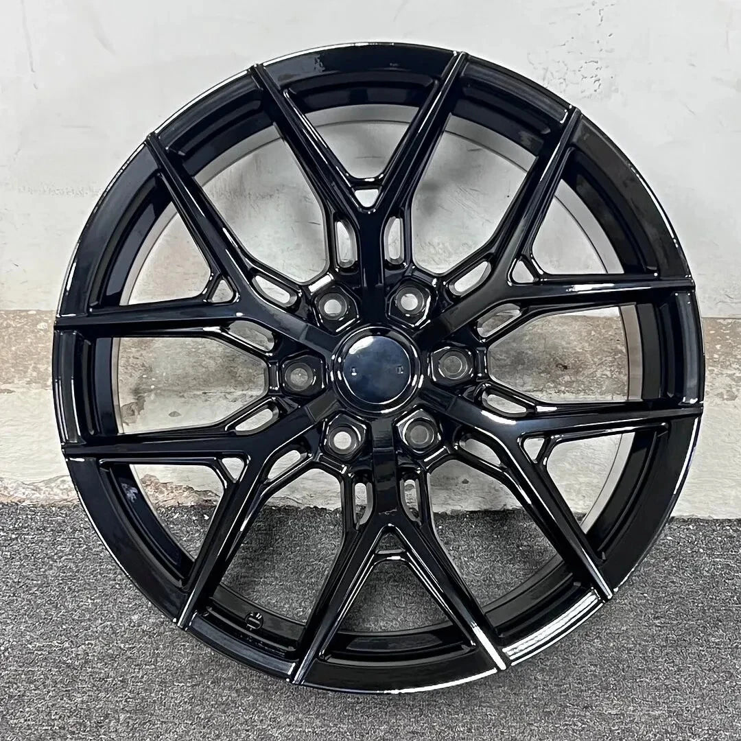 22" IPW 1509 GLOSS BLACK WHEELS 22x9.5 RIMS FITS CADILLAC ESCALADE 6X1 ...
