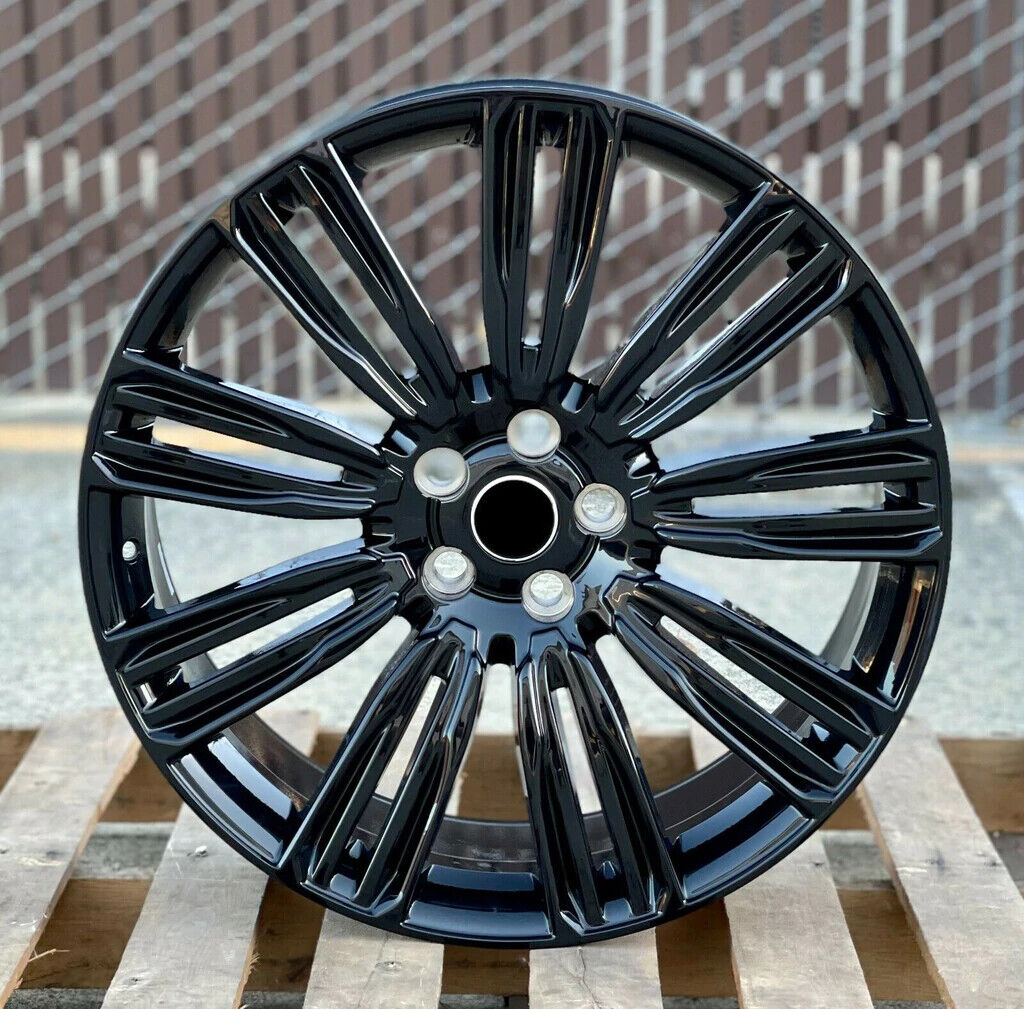 24x10 Wheels Fit Range Rover Land Rover HSE Sport Gloss Black 24 Inch ...