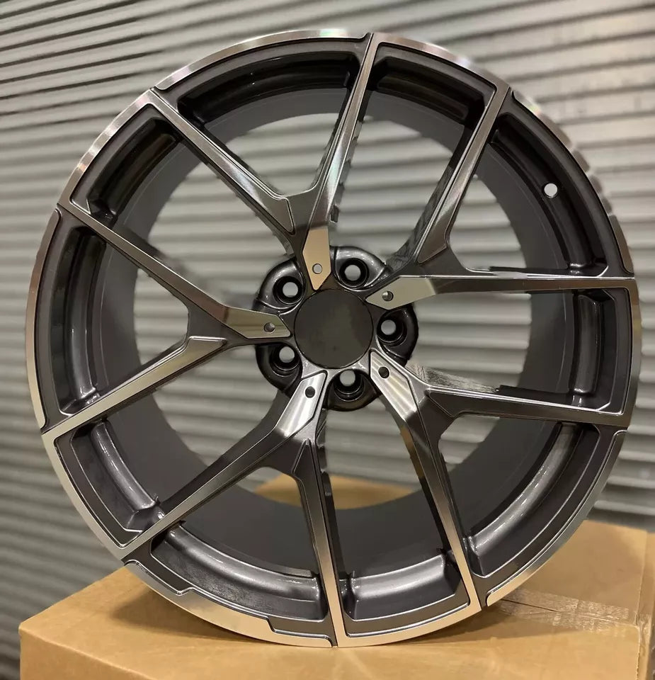 19" Wheels For Mercedes S430 S500 S550 E350 E320 GLC 19x8.5 +30 5x112 ...