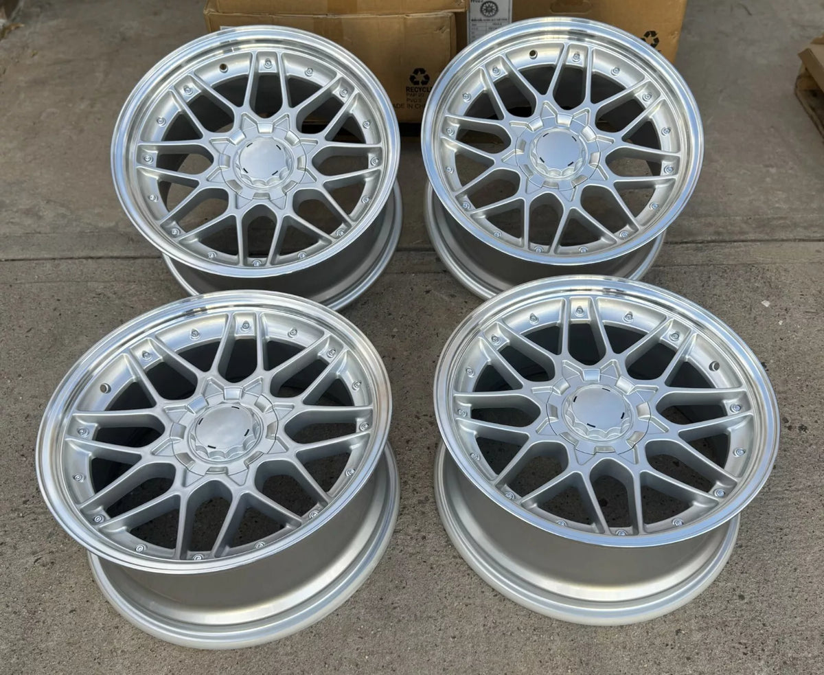 18" Wheels 18x8 / 18x9 +30 5x120 5x114.3 Staggered 73.1 RSII Style Rim – eurowheelsusa