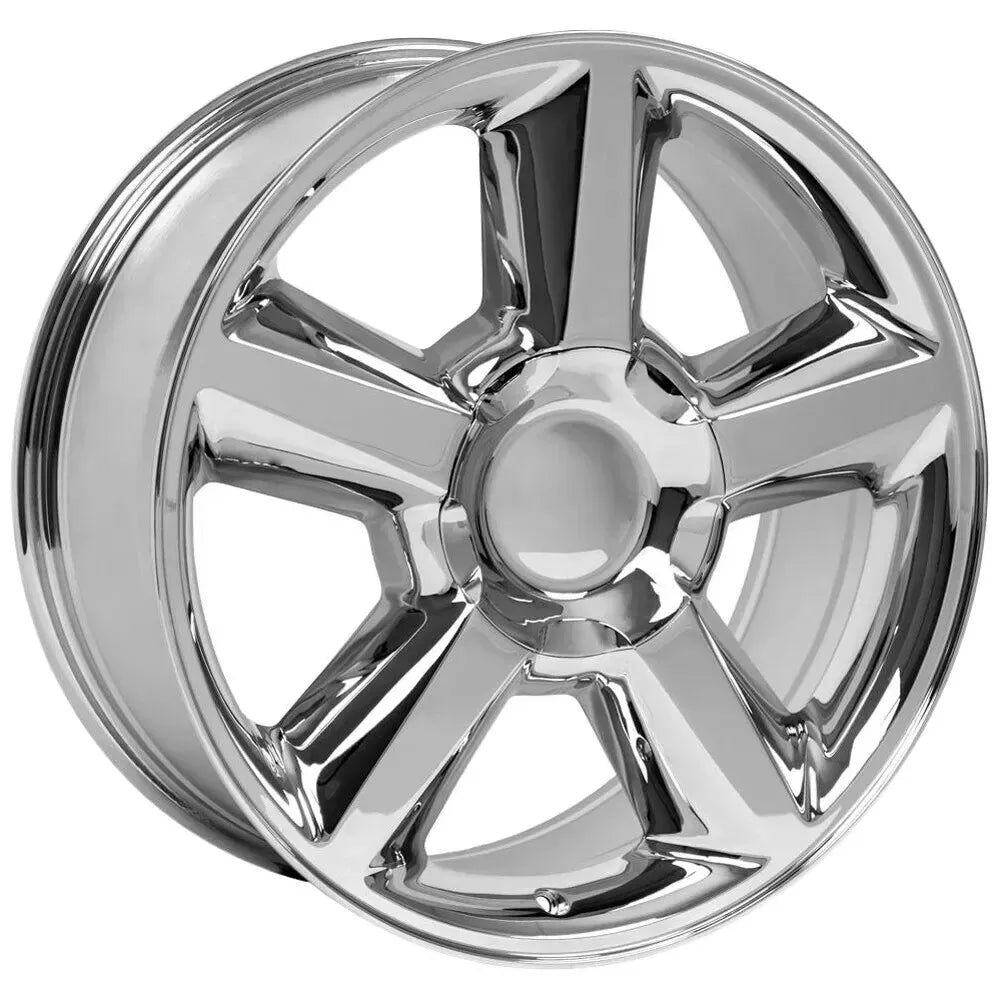 (Set of 4) OE Wheels CV83 20x8.5 6x5.5" +31mm Chrome Wheels Rims 20" I ...