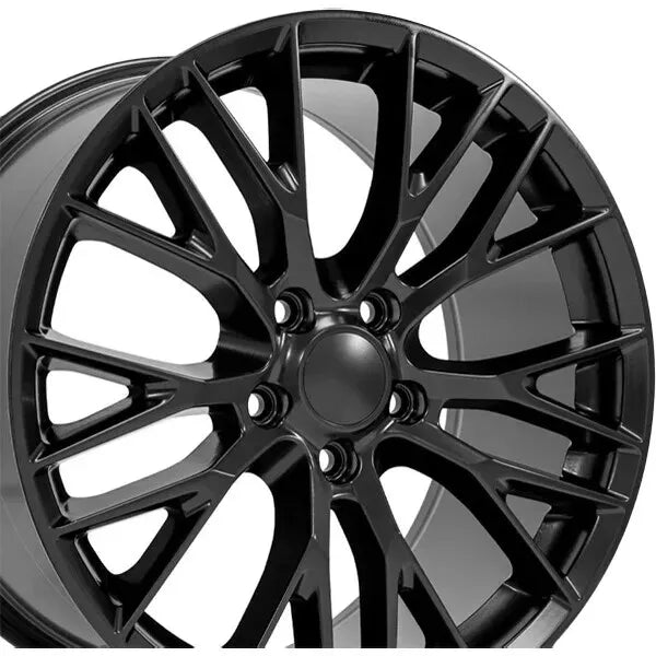 OE Wheels CV22B 19x10 5x4.75" +79mm Satin Black Wheel Rim 19" Inch ...