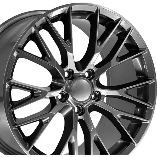 OE Wheels CV22B 19x10 5x4.75" +79mm Gunmetal Wheel Rim 19" Inch ...