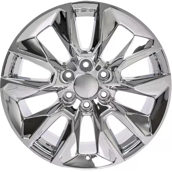 (Set of 4) OE Wheels CV32 20x9 6x5.5" +28mm Chrome Wheels Rims 20" Inc ...
