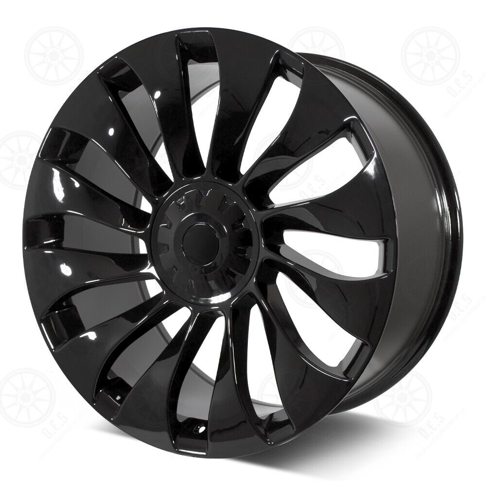 21" WHEELS FOR TESLA MODEL Y 21x9 / 21x10.5 5x114.3 UBERTURBINE GLOSS ...