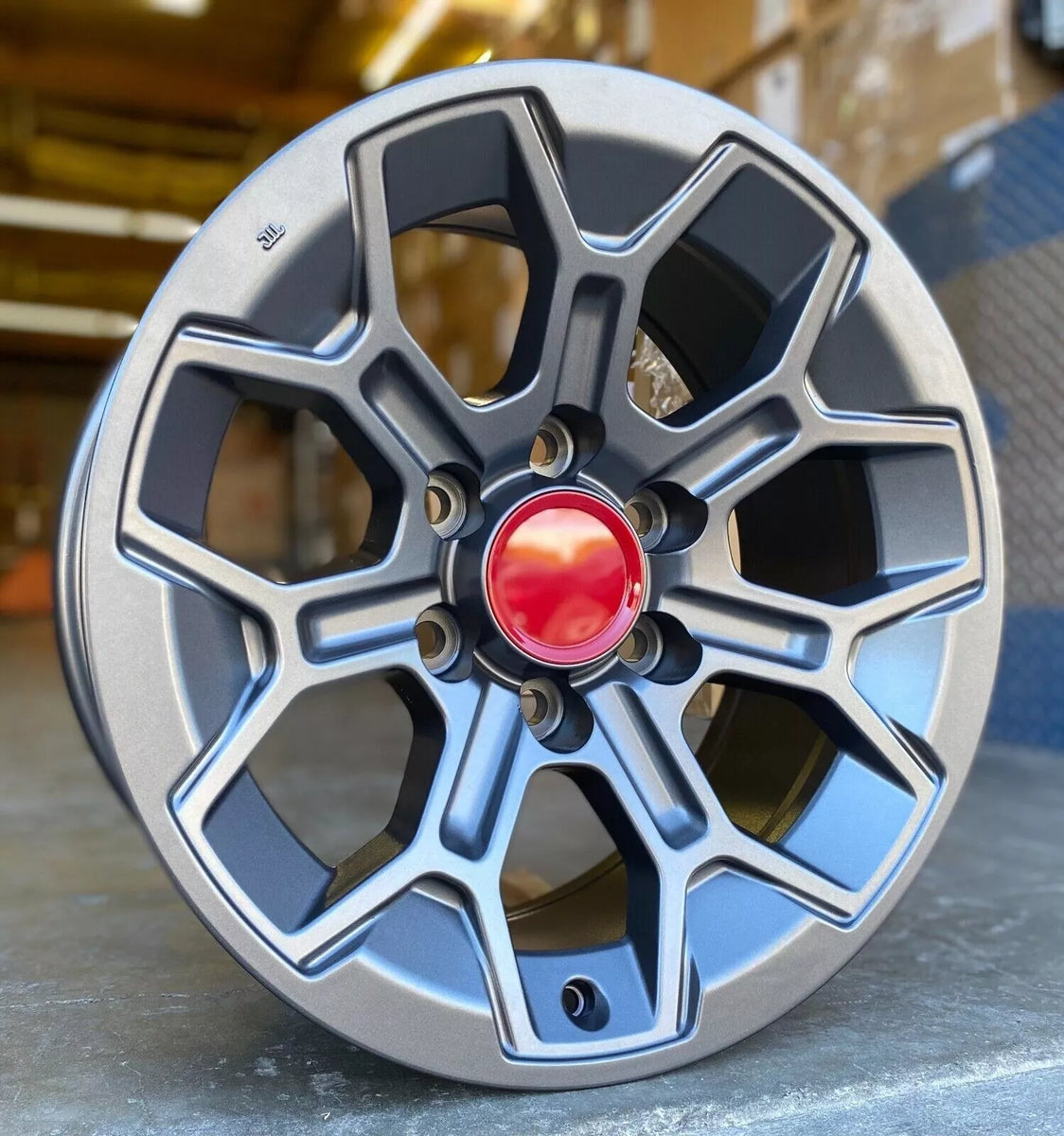 17x8 Gunmetal Wheels Fit Toyota 4Runner Tacoma FJ 17" 6x139.7 +5 Rims ...