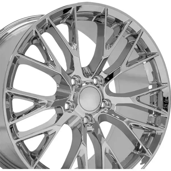 OE Wheels CV22B 19x10 5x4.75" +79mm Chrome Wheel Rim 19" Inch ...
