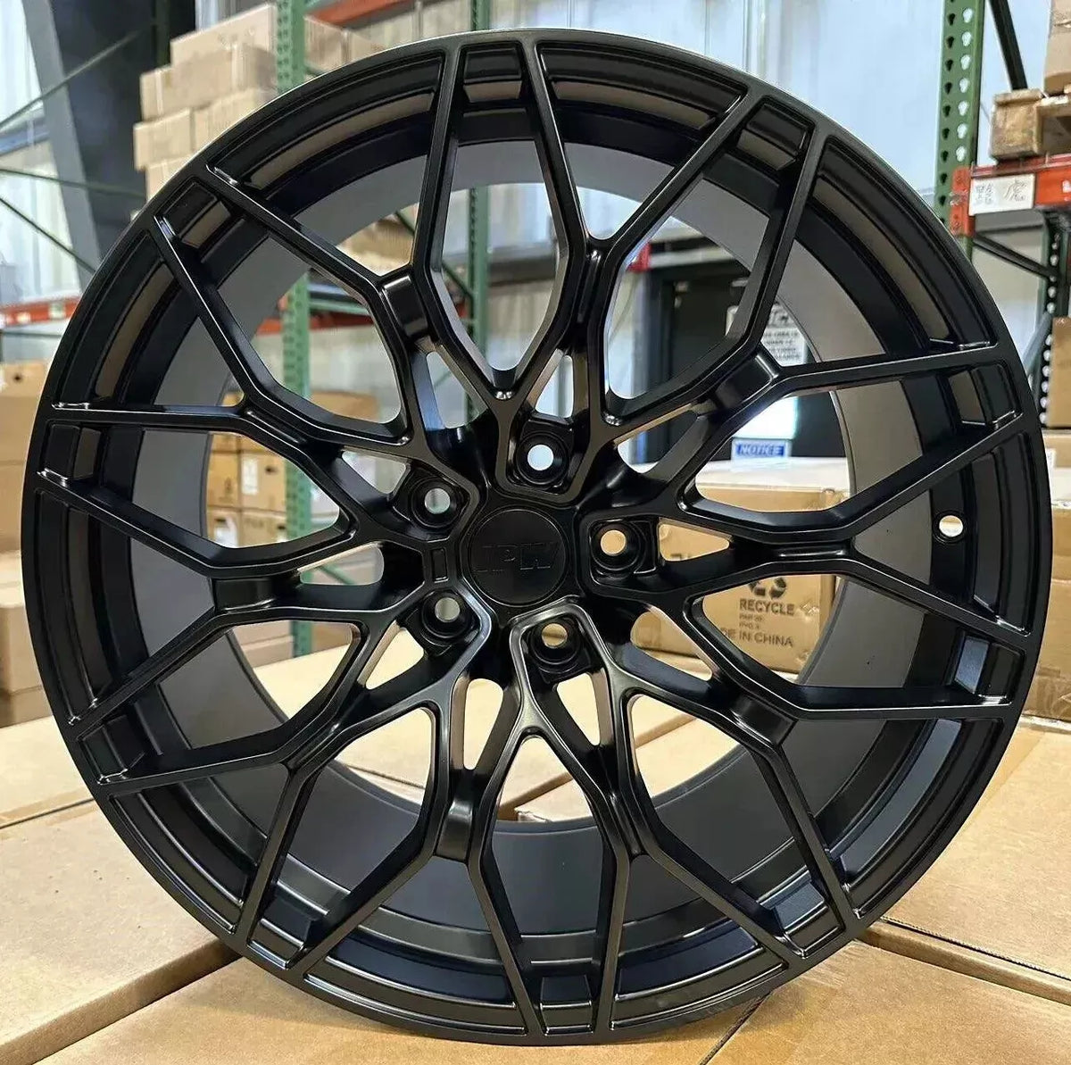 20" W719 SATIN BLACK STAGGERED WHEELS FITS BMW G11 G12 G14 G15 G16 7 S ...