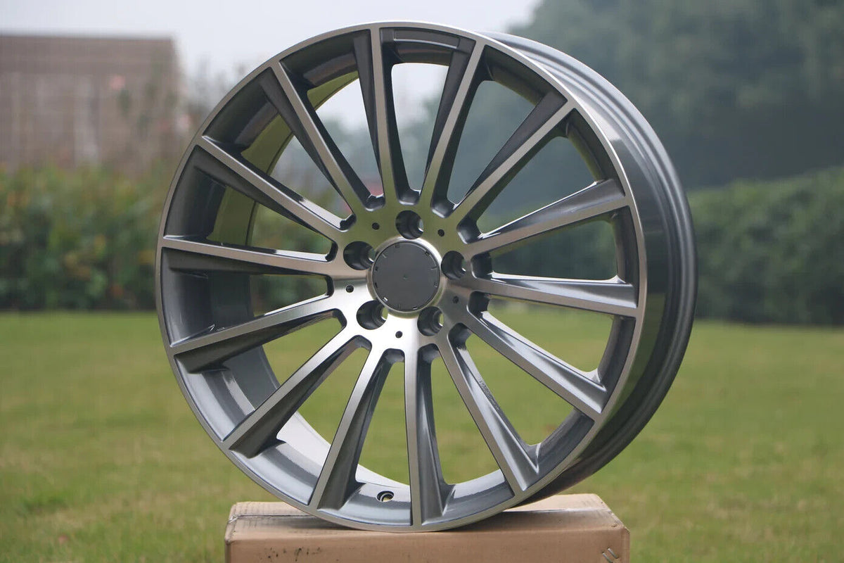4 PCS 17" Wheels For Mercedes C250 C300 C350 CLA250 E350 GLA250 17x8 ...