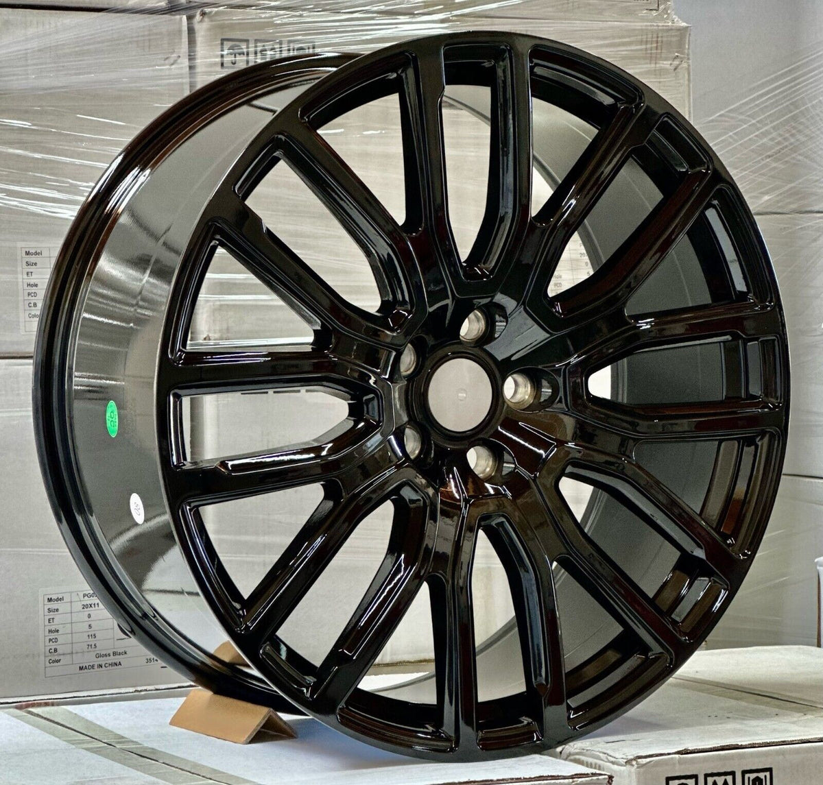 22" Black Wheels Fit Range Land Rover HSE Sport Super Charger 5x120 Ri ...
