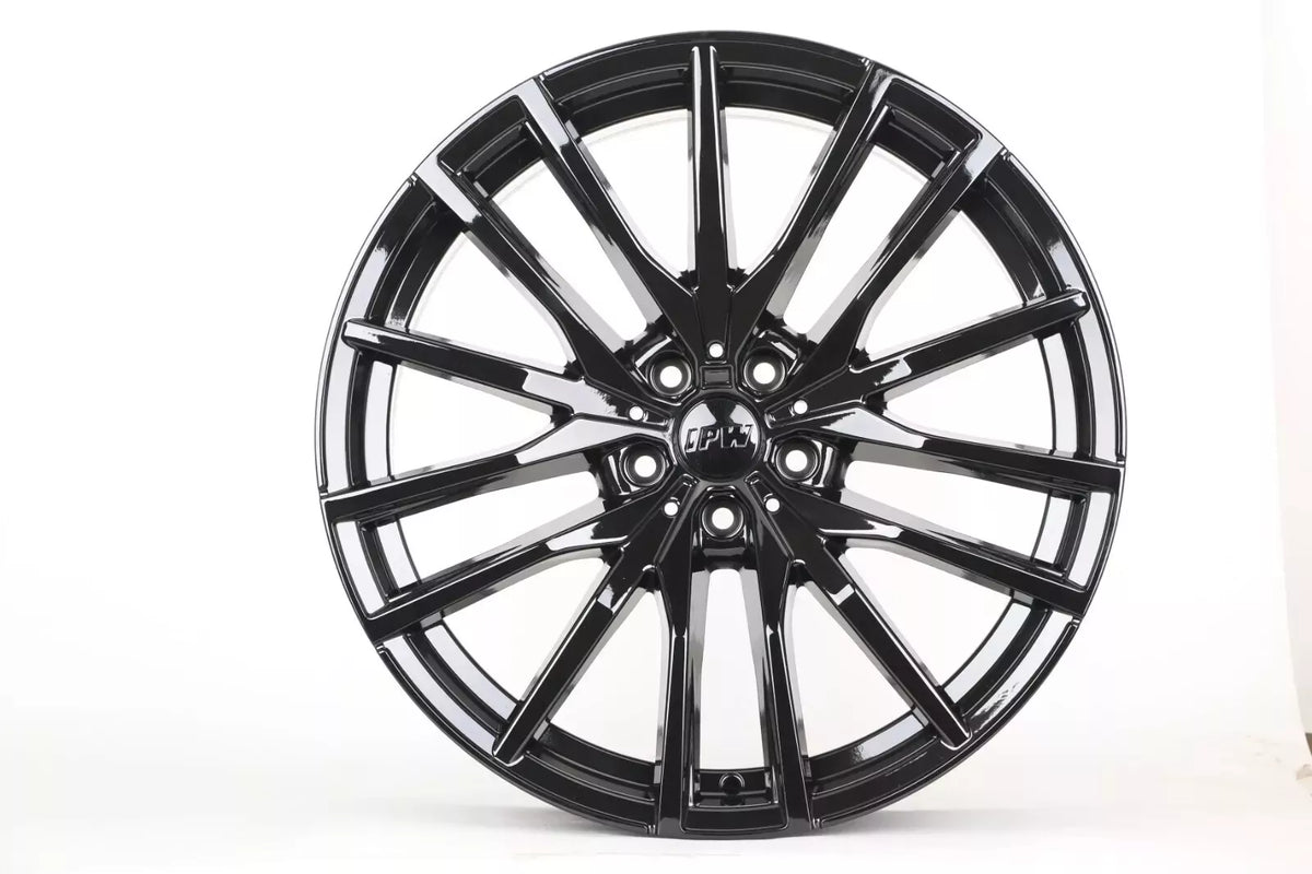22x9.5/22x10.5 BLACK STAGGERED WHEELS 22" FIT BMW X5 E70 F15 X6 E71 F1 ...
