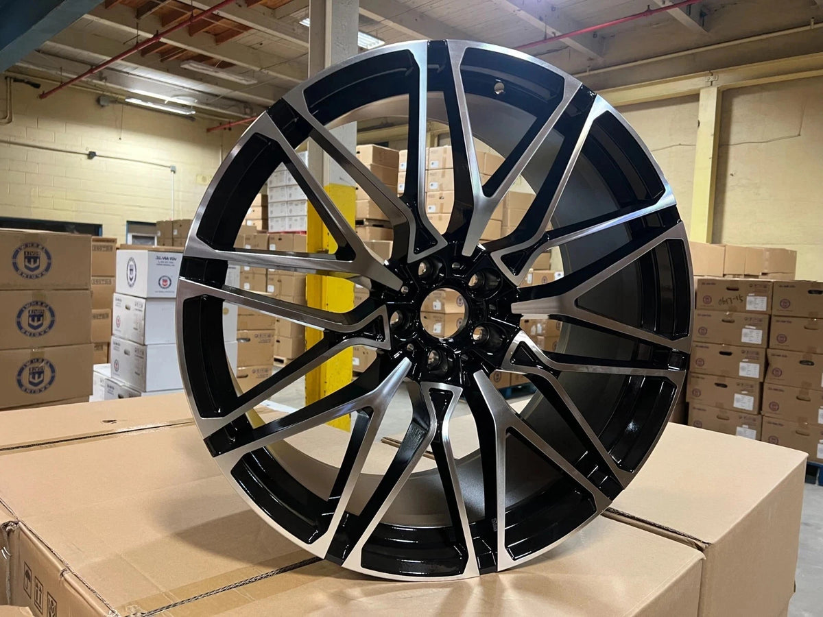 (SET 4) 22" WHEELS FOR BMW X5 X5M X6 X6 2011 2012 2013 22x9.5/10.5" ST ...