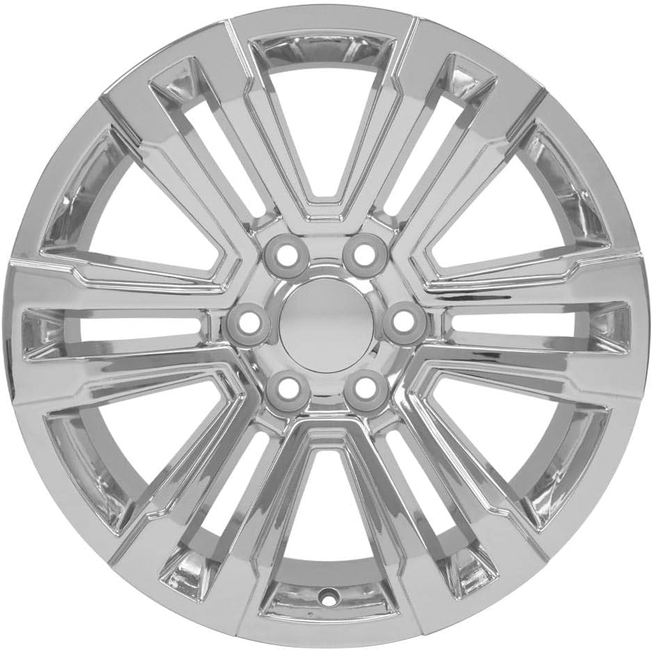 OE Wheels LLC 20 inch Rim Fits Yukon Denali Wheel CV44 20x9 Chrome Whe ...