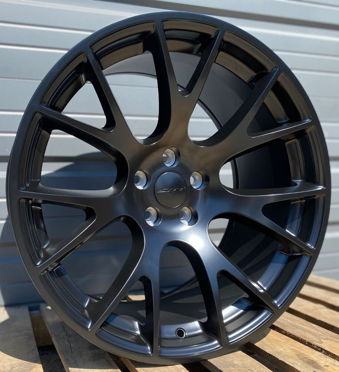 20" Matte Black Wheels 20x9 / 20x10 Fit Dodge Charger Challenger SRT R ...