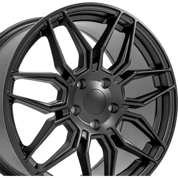 OE Wheels CV03C 19x10 5x4.75" +79mm Satin Black Wheel Rim 19" Inch ...