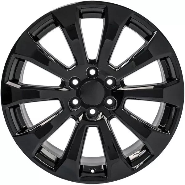 OE Wheels CV95 22x9 6x5.5" +28mm Gloss Black Wheel Rim 22" Inch ...
