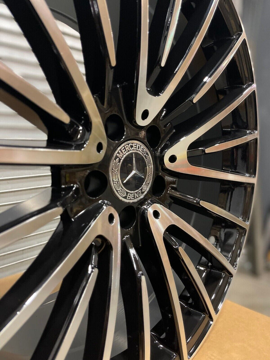 22" Wheels Fit Mercedes S560 S550 S580 S600 S450 S63 22x9 +30 / 22x10 ...