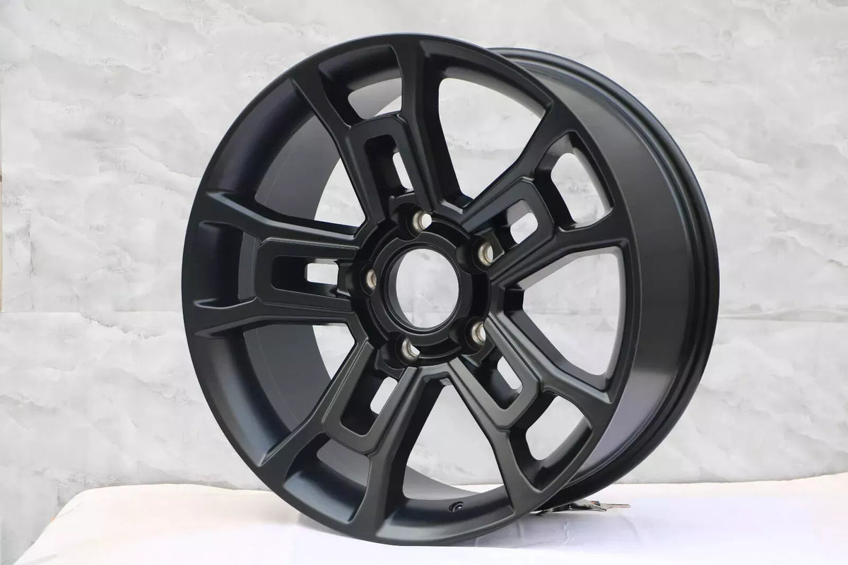 20x9 SATIN BLACK WHEELS FOR TOYOTA TUNDRA 5x150 ET20 RIMS 20" SET 4 ...